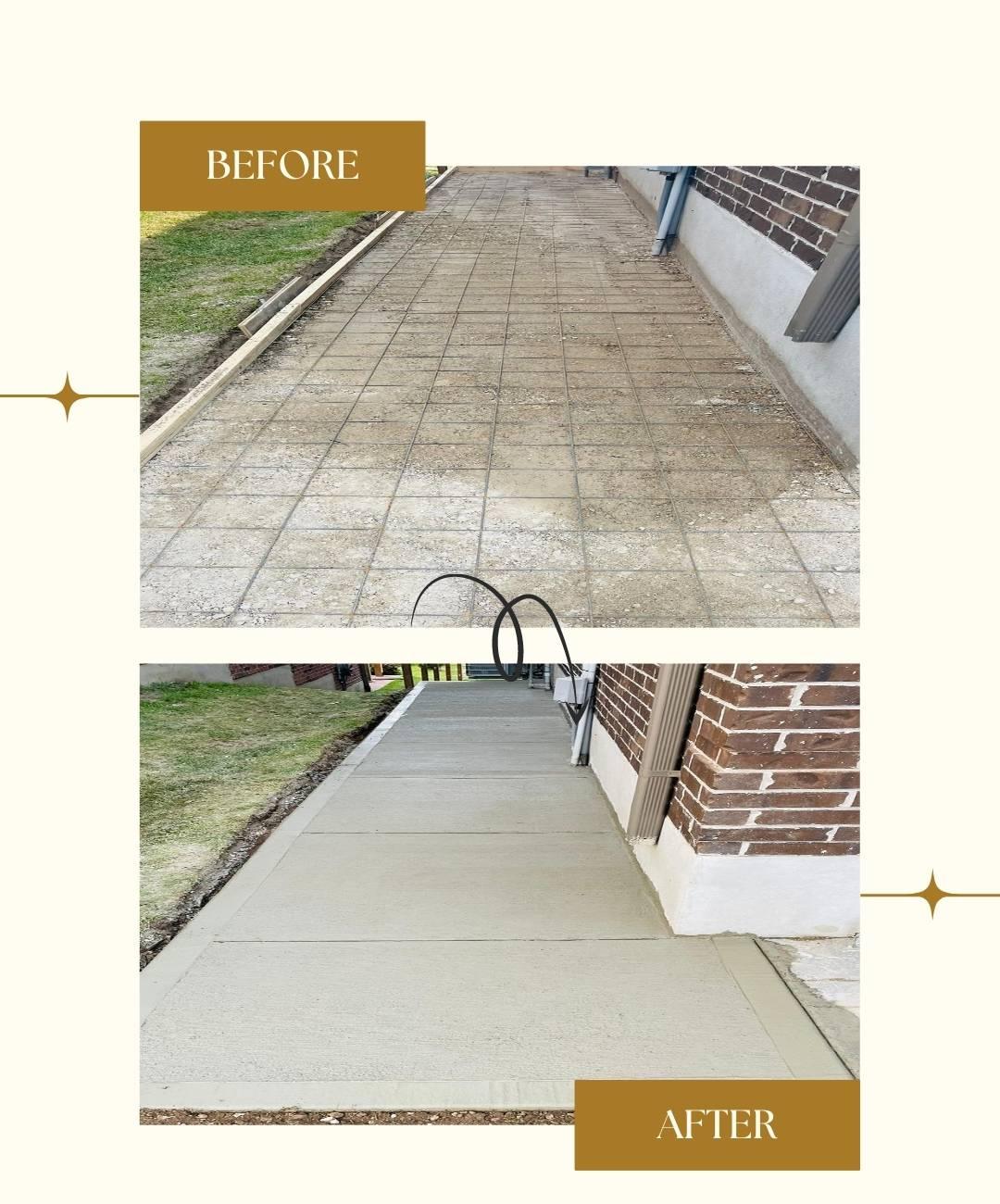 Concrete Driveway | Concrete Repair | Parging | WKB